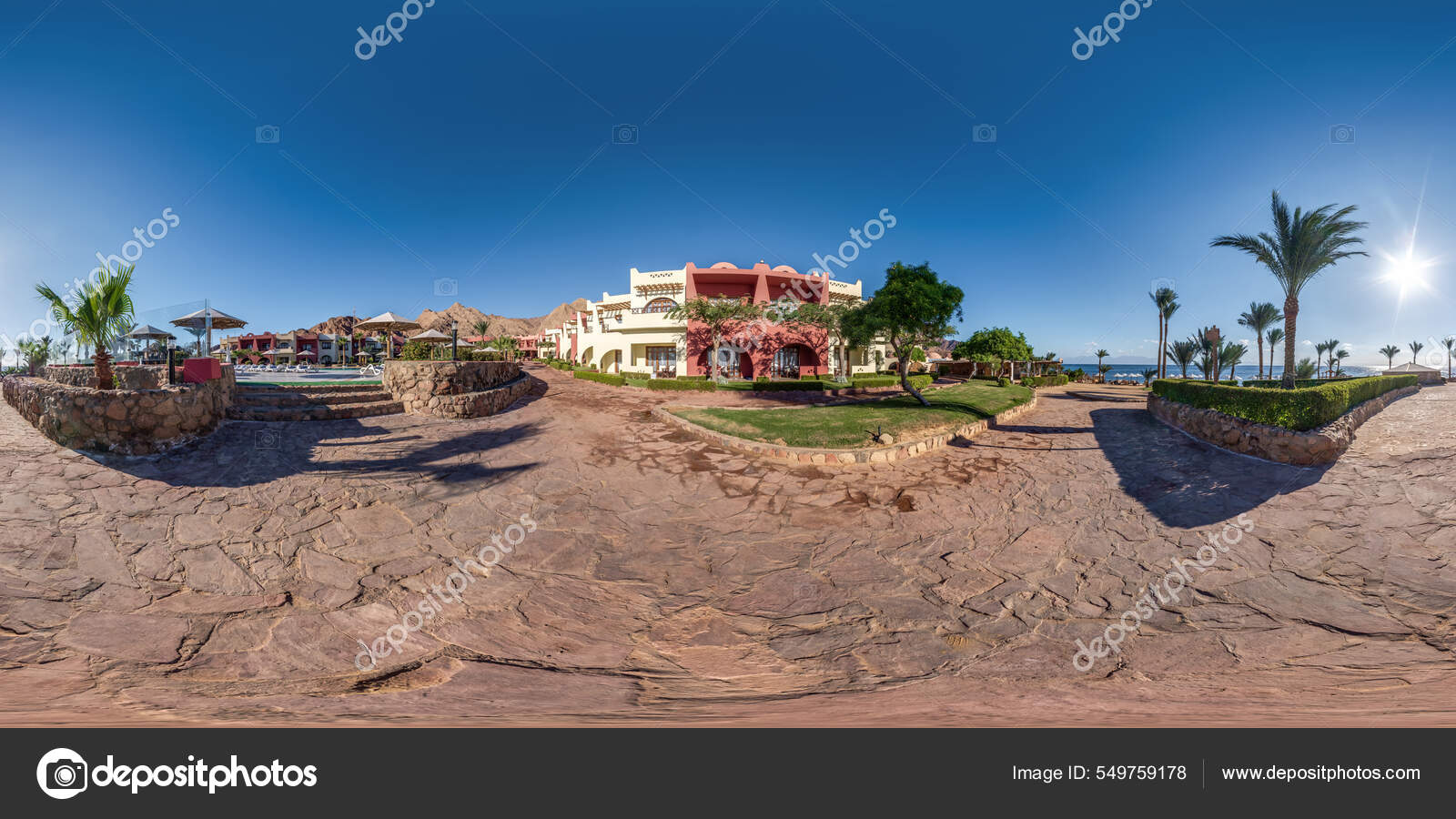 Full Seamless Spherical Hdr 360 Panorama View Two Story Building Stock ...