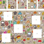 Icons Differences Visual Game Stock Vector Image by ©vook #31676413