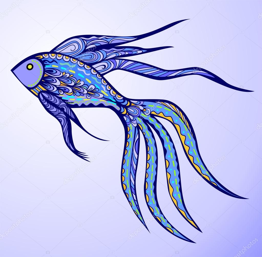 Magic Fish Stock Vector Image by ©KsanasK #31495835