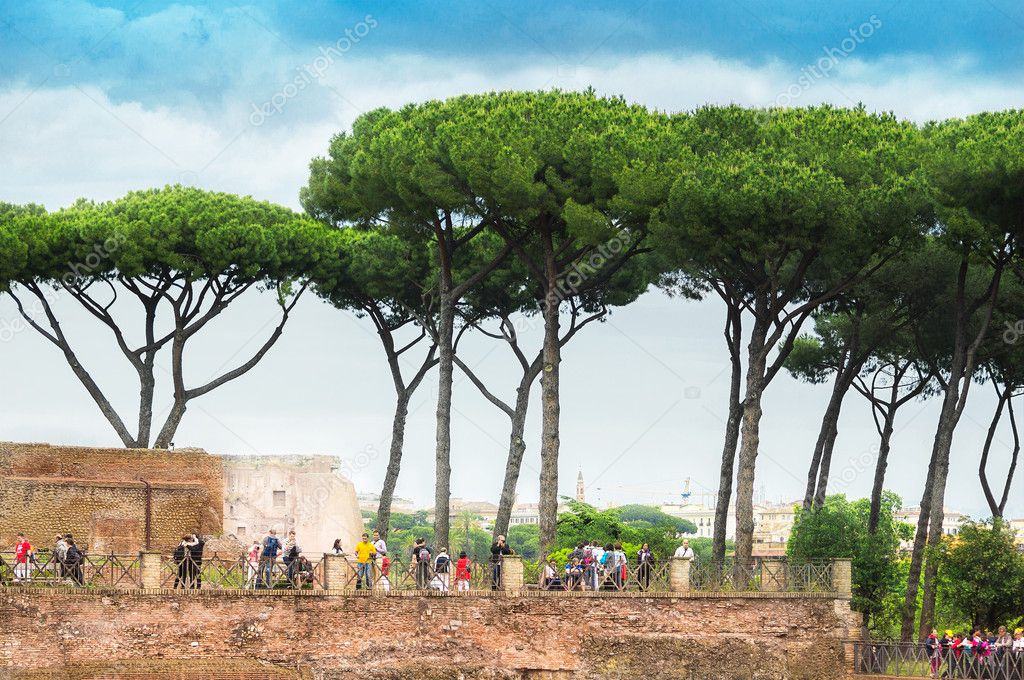 House of Augustus Domus Augustana Palatine Hill in Rome Stock Photo by ...