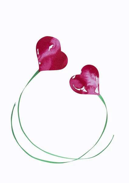 Hearts on a string Stock Photos, Royalty Free Hearts on a string Images ...