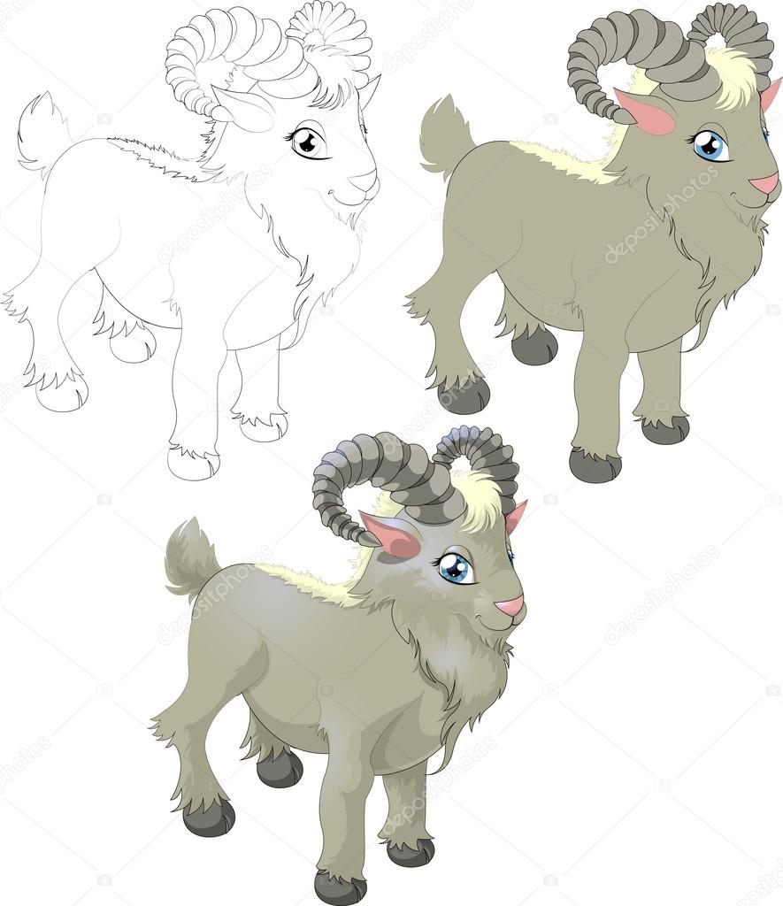 Caprino Vector de stock #46685367 de ©andryuha19811