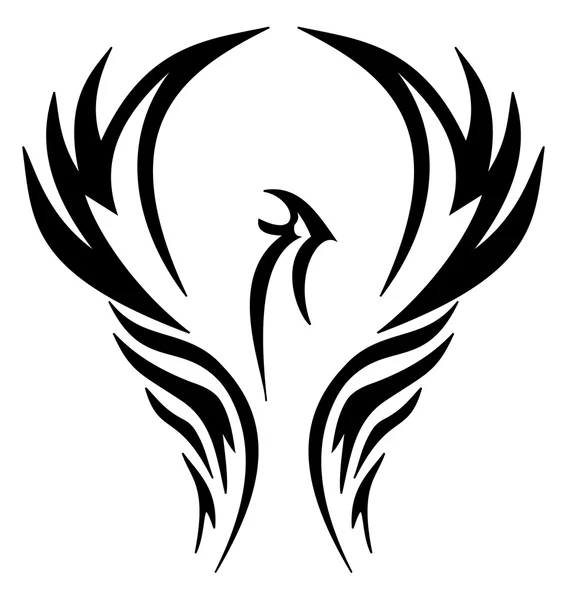 Tribal Phoenix Drawing
