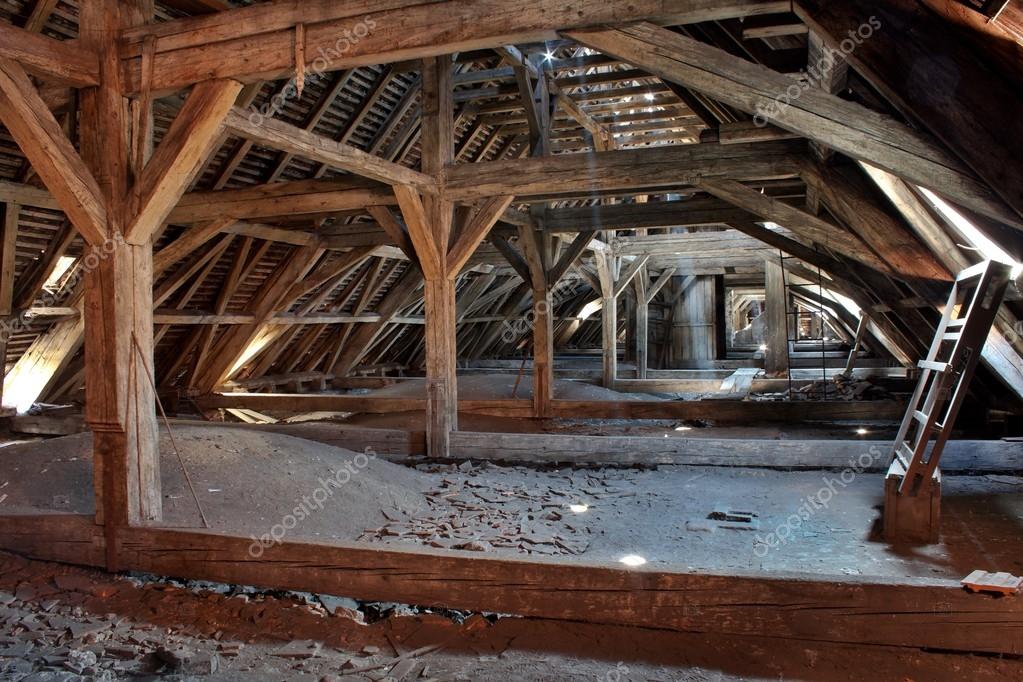 Old attic of a house, hidden secrets Stock Photo by ©marsan 24066045