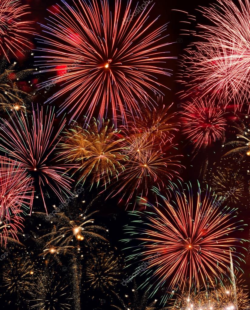 Celebratory fireworks — Stock Photo © Rainledy #21433683