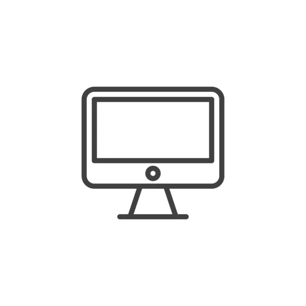 Computer Monitor Icon Vector