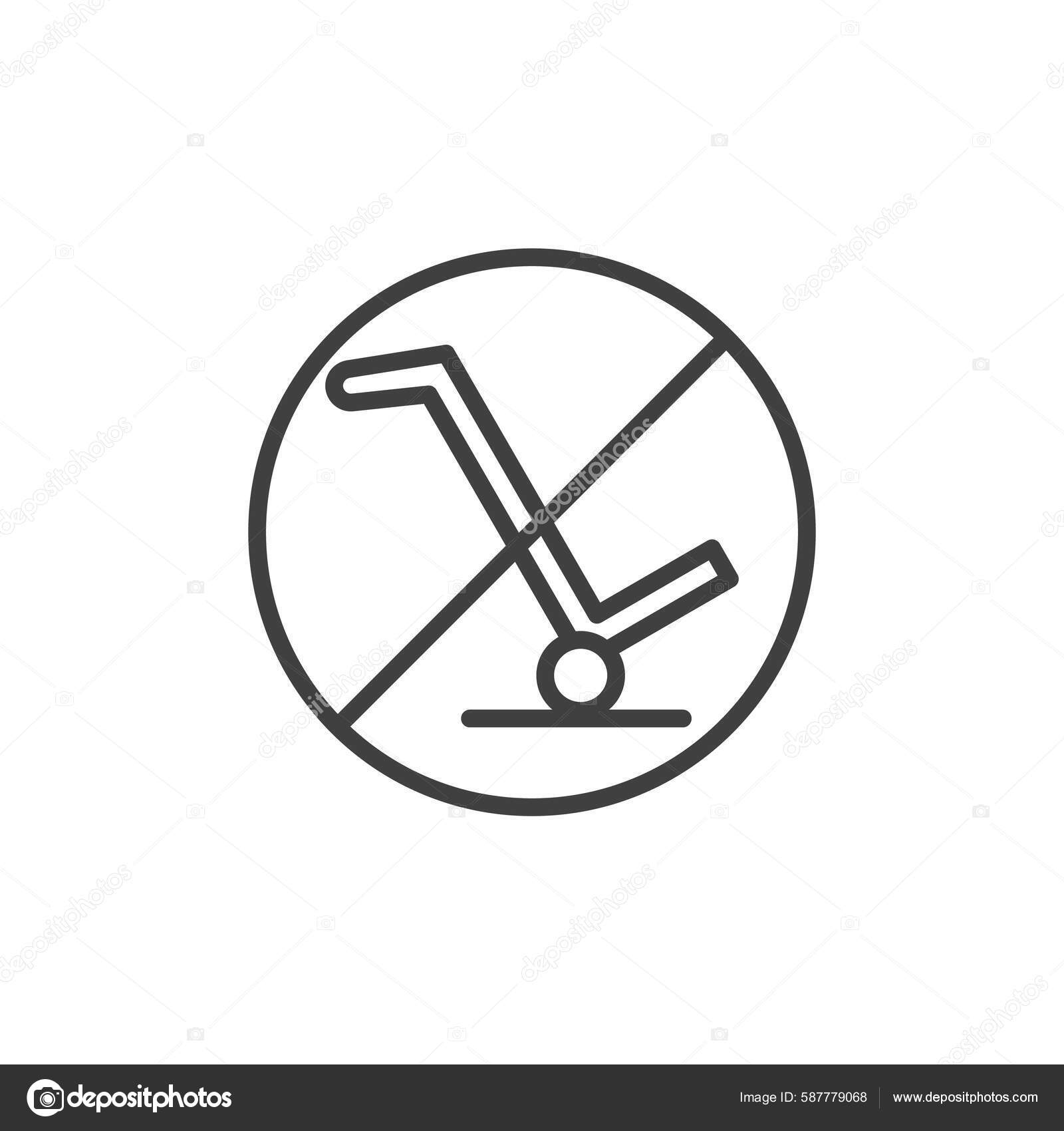 Use Hand Cart Line Icon Linear Style Sign Mobile Concept Stock Vector ...