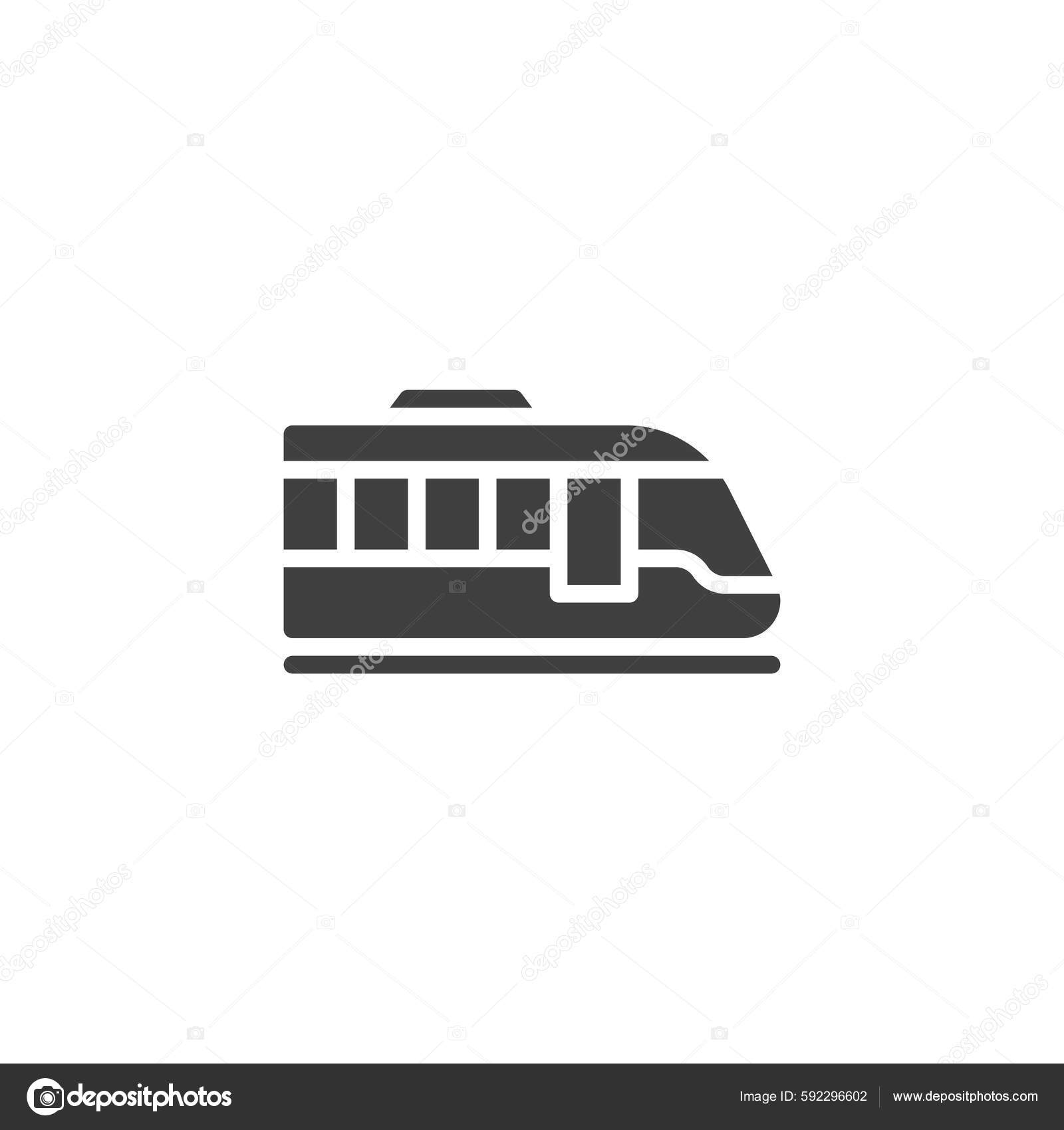 Tram Vehicle Vector Icon Filled Flat Sign Mobile Concept Web Stock Vector by ©avicons 592296602