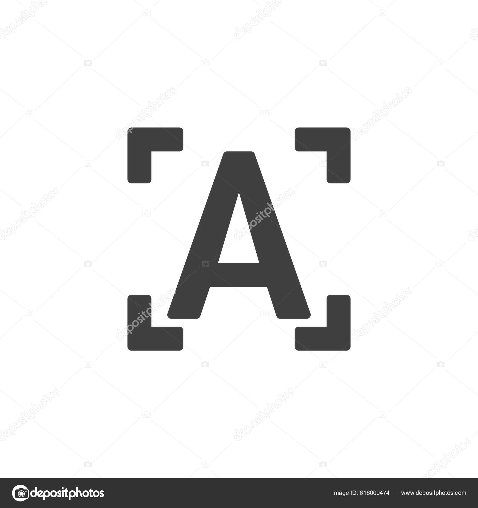Camera Auto Mode Vector Icon Filled Flat Sign Mobile Concept Stock ...