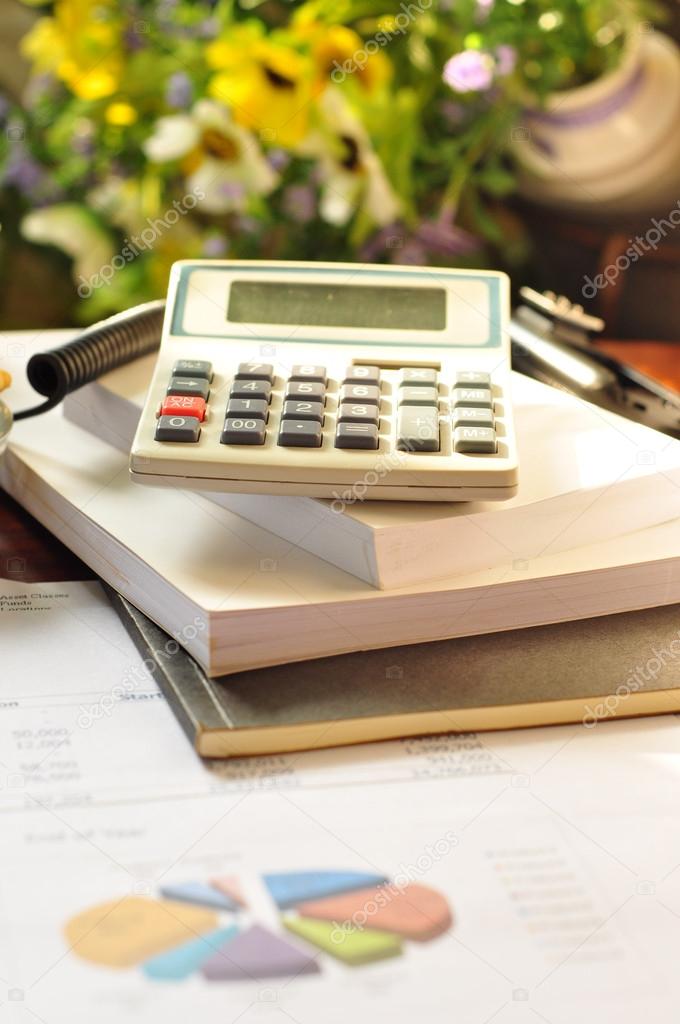 Financial statements and line chart. — Stock Photo © pimnana #34507527