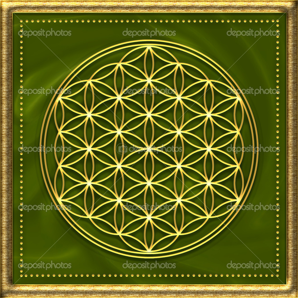 Flor da vida - geometria sagrada - harmonia de símbolo e equilíbrio ...