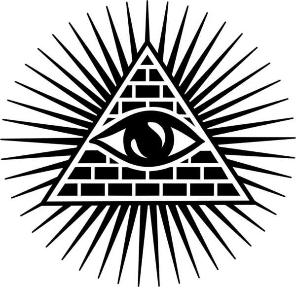 Eye Of Providence - All Seeing Eye Of God Stock Illustration by ...