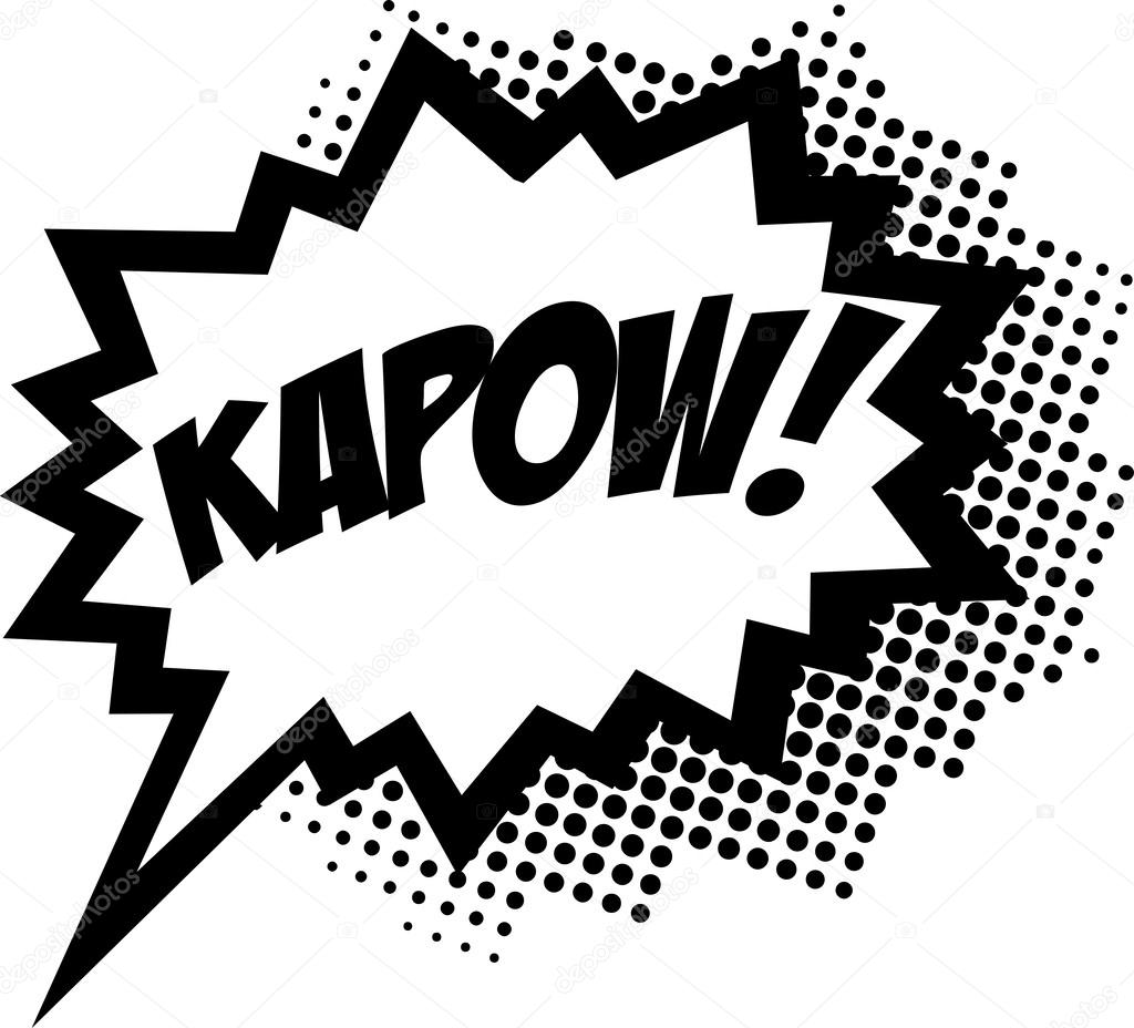 KAPOW! - Comic Speech Bubble Stock Vector Image by ©lavalova #33062911