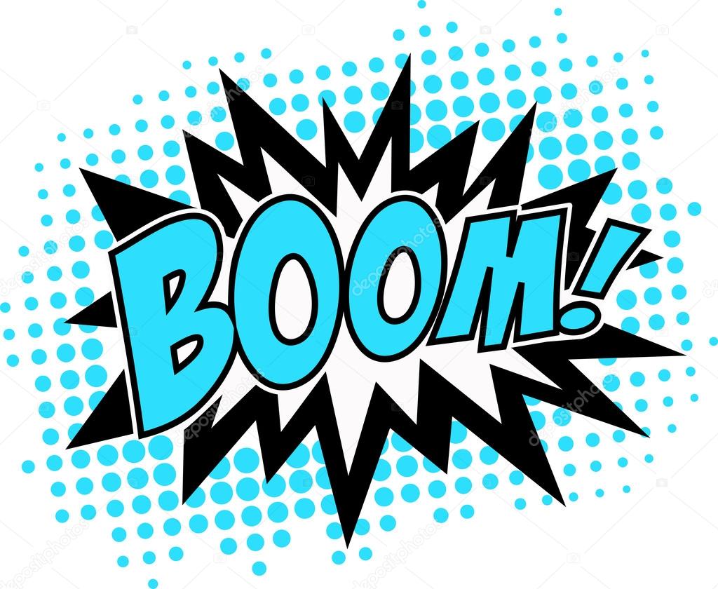 BOOM! - Comic Speech Bubble Stock Vector by ©lavalova 33062961