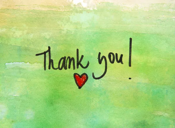 Formal Thank You Green