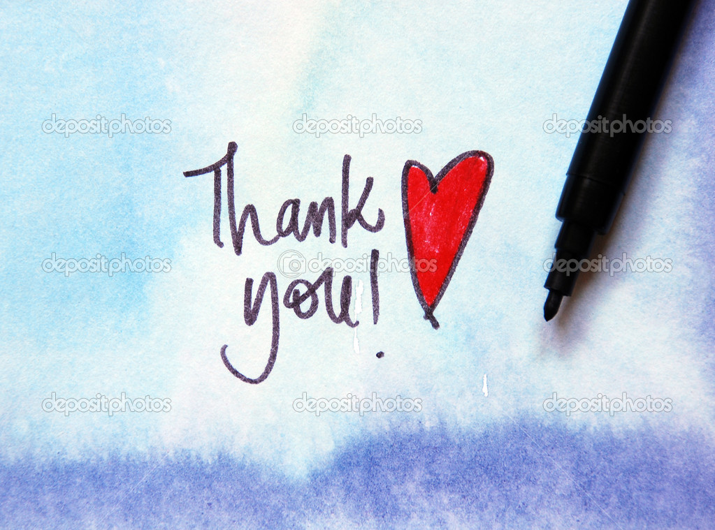 Thank you on blue Stock Photo by ©kukumalu80 42982659
