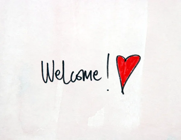 Welcome message Stock Photo by ©kukumalu80 47247897