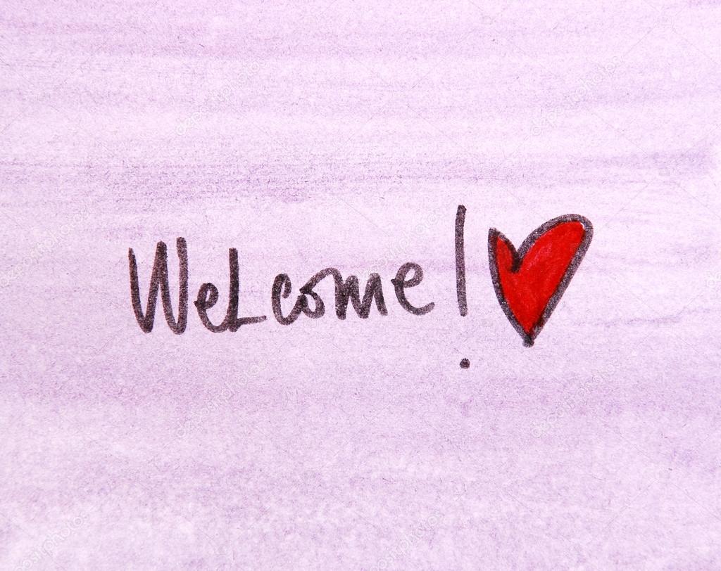 Welcome message Stock Photo by ©kukumalu80 46838533