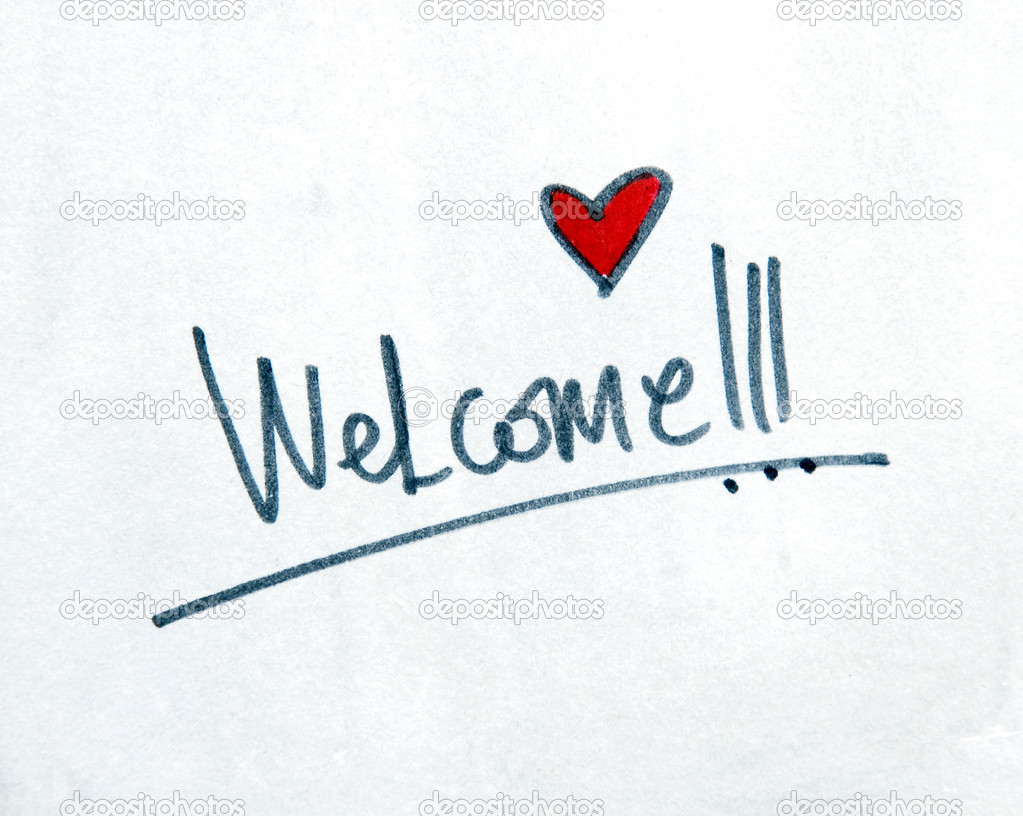 Welcome message Stock Photo by ©kukumalu80 47247897