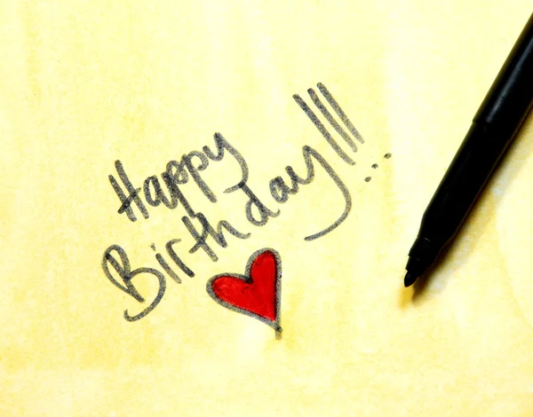 Happy birthday writing Stock Photos, Royalty Free Happy birthday ...