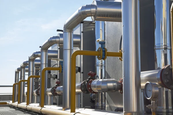 Pipes from the air conditioning system - Stock Image - Everypixel