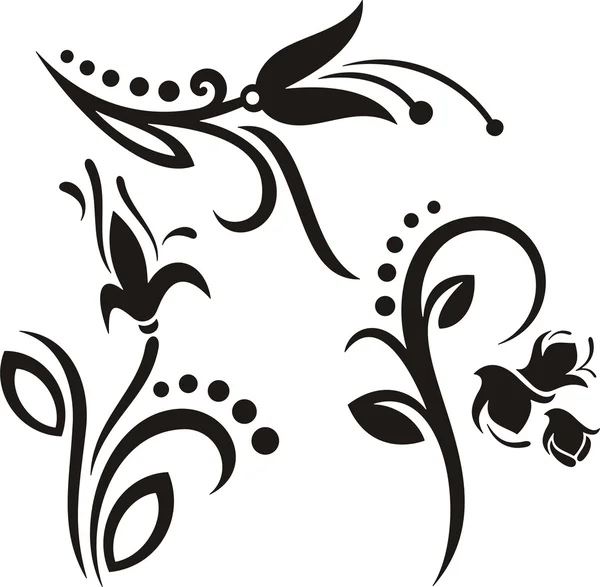 Floral corner. Vector illustration. Stock Vector Image by ©antonshpak ...