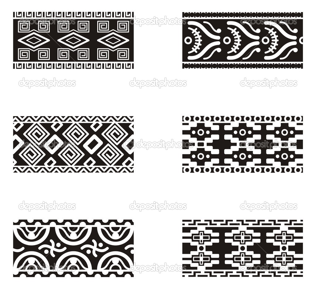 Un conjunto de diseños ornamentales mexicanos. 2024