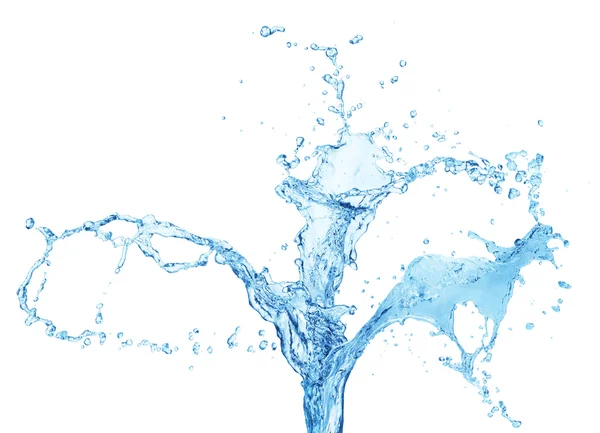 Blue water splashing — Stock Photo © Valengilda #27079657
