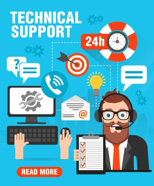 100,000 Technical support background Vector Images | Depositphotos