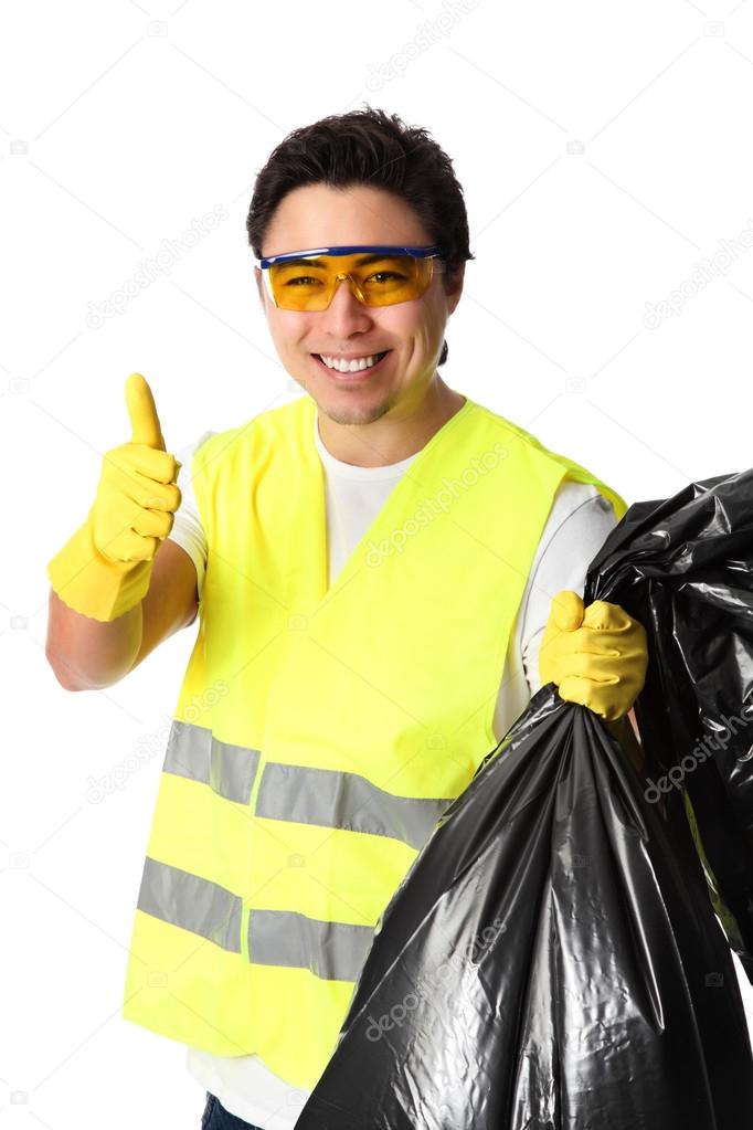 Thumbs up for recycling! — Stock Photo © -Robbie- #38742059
