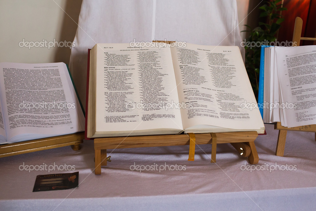 Catholic holy book. — Stock Editorial Photo © kapa196628 #42395991