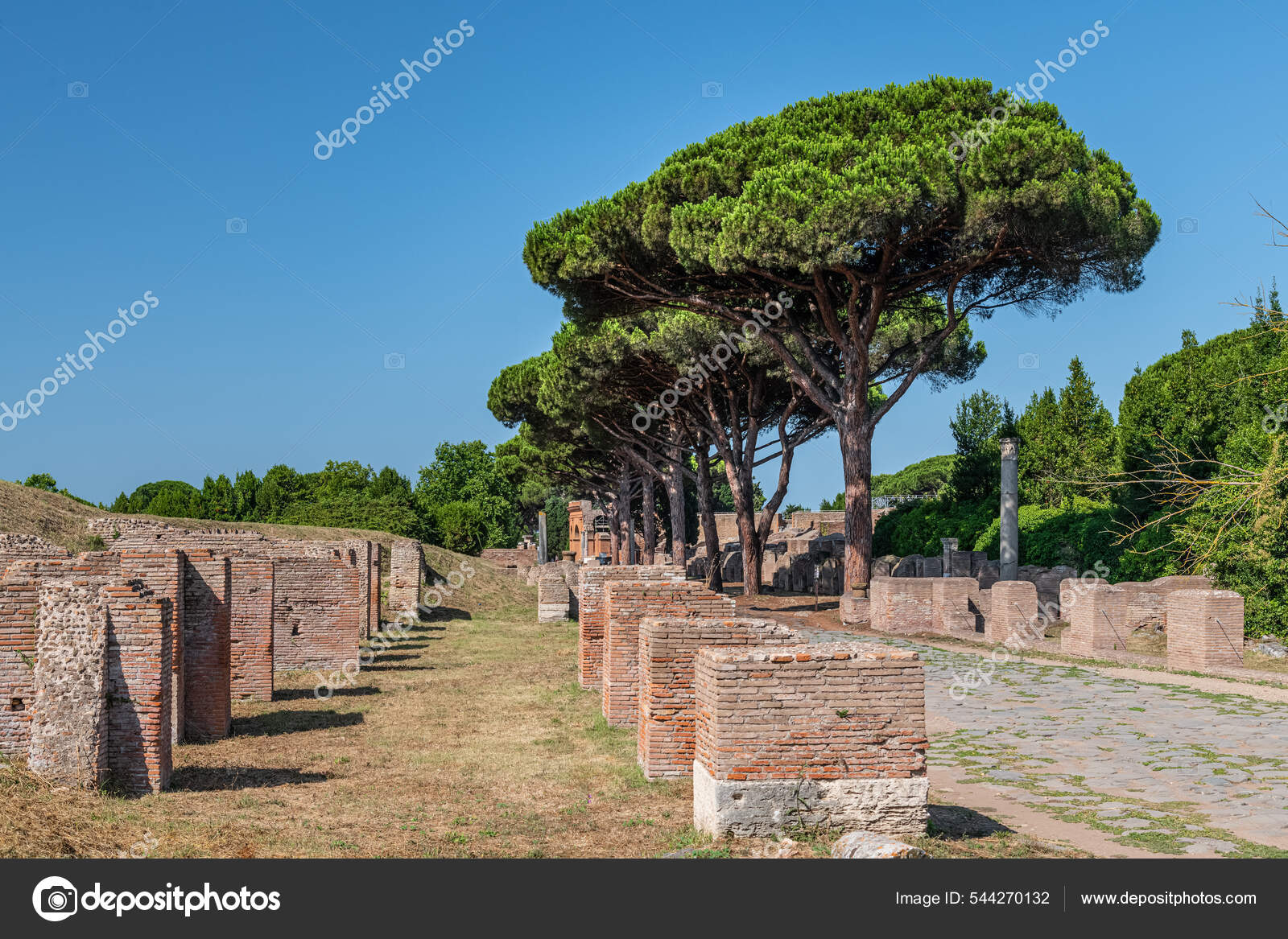 Decumanus Maximus East West Oriented Road Roman City Castra Military ...