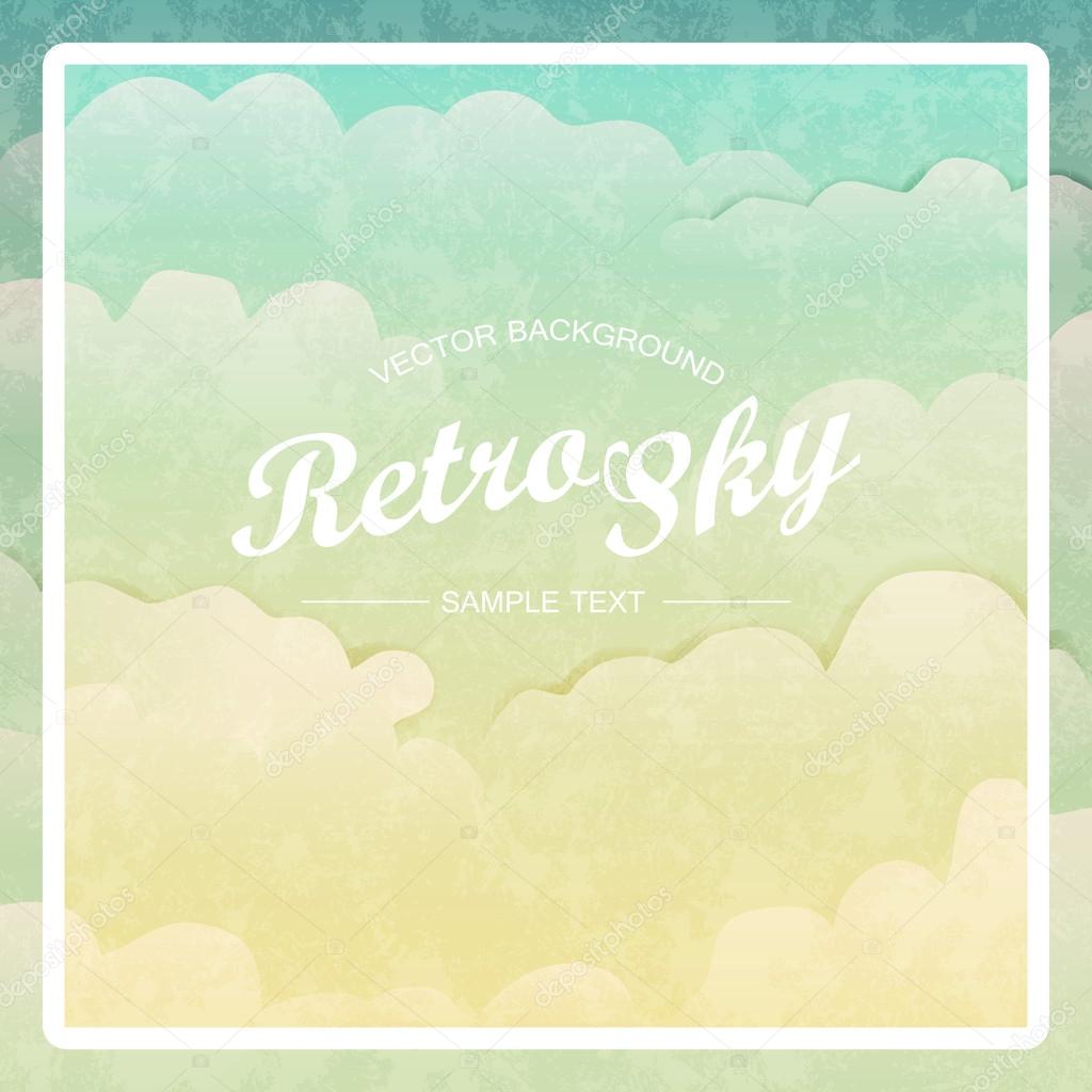 Retro vintage style sky. Stock Vector Image by ©vladimir_kreat #36138685
