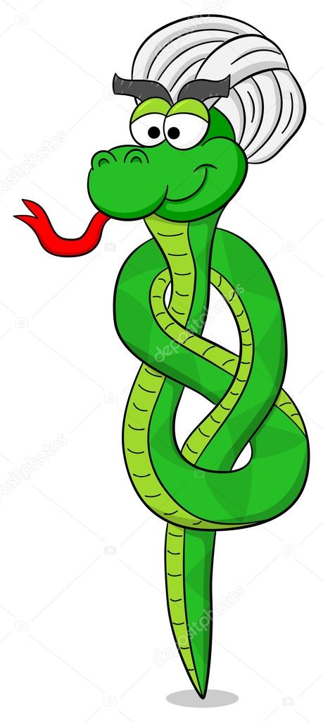 Snake practicing yoga Stock Vector Image by ©antimartina #48462433