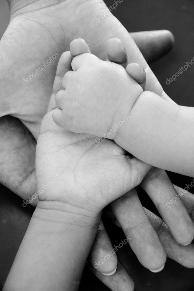 All the family caring for the newborn Stock Photo by ©asife 21723607