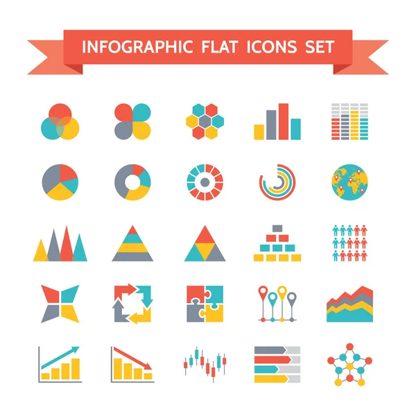 Minimalistic modern infographic folder with diagrams, arrows, speech ...