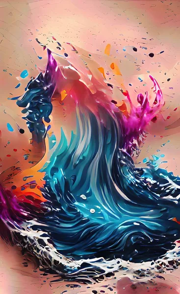 Poster paint splash poster Stock Photos, Royalty Free Poster paint ...