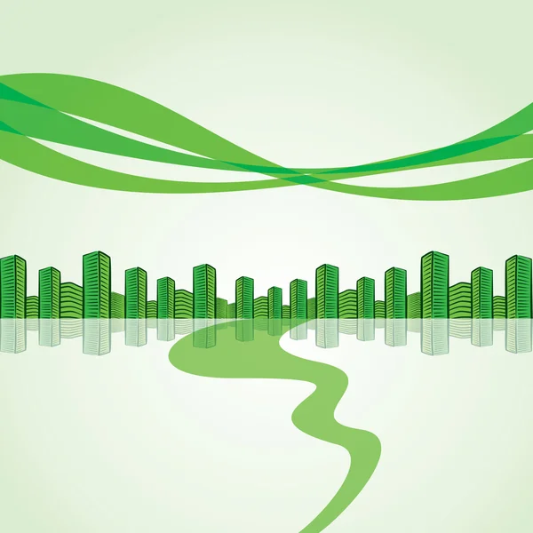 Green abstract city Stock Vector Image by ©designwork07 #24061183