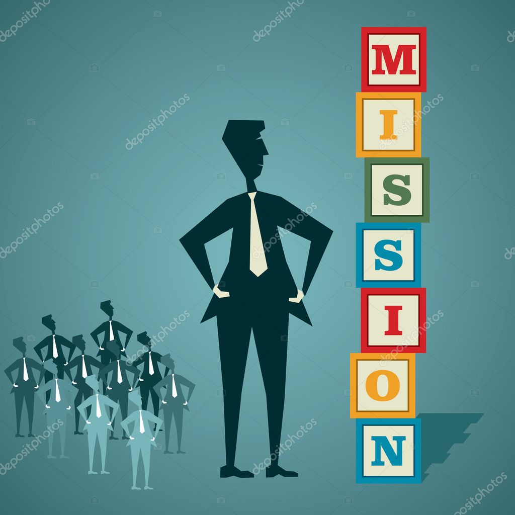 Mission building block — Stock Vector © designwork07 #25331053