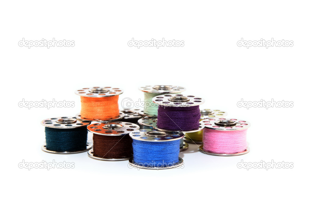 Colorful spools of thread — Stock Photo © StudioLightAndShade #21685171
