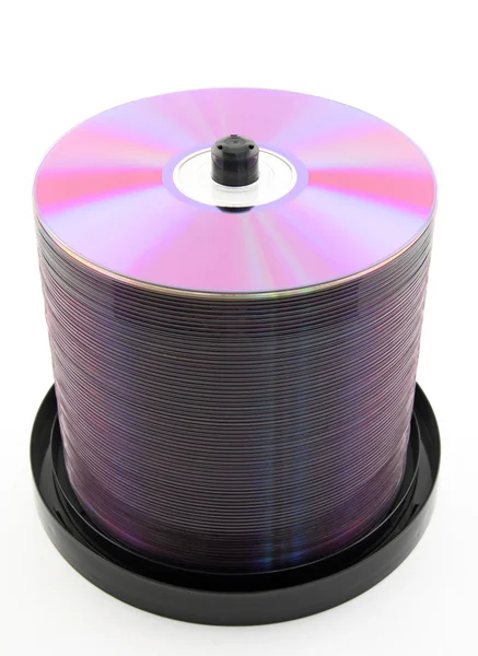 Purple CDs on spindle Stock Photo by ©StudioLightAndShade 21845733
