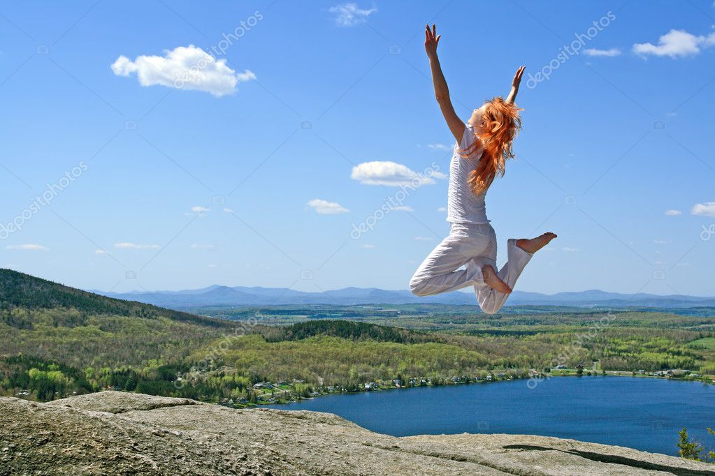 Jumping to the sun — Stock Photo © StudioLightAndShade #21907335