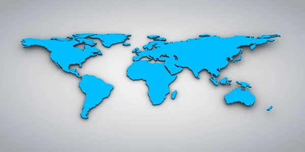 Global 3D Map Illustration Stock Photo by ©peterzayda 109970056