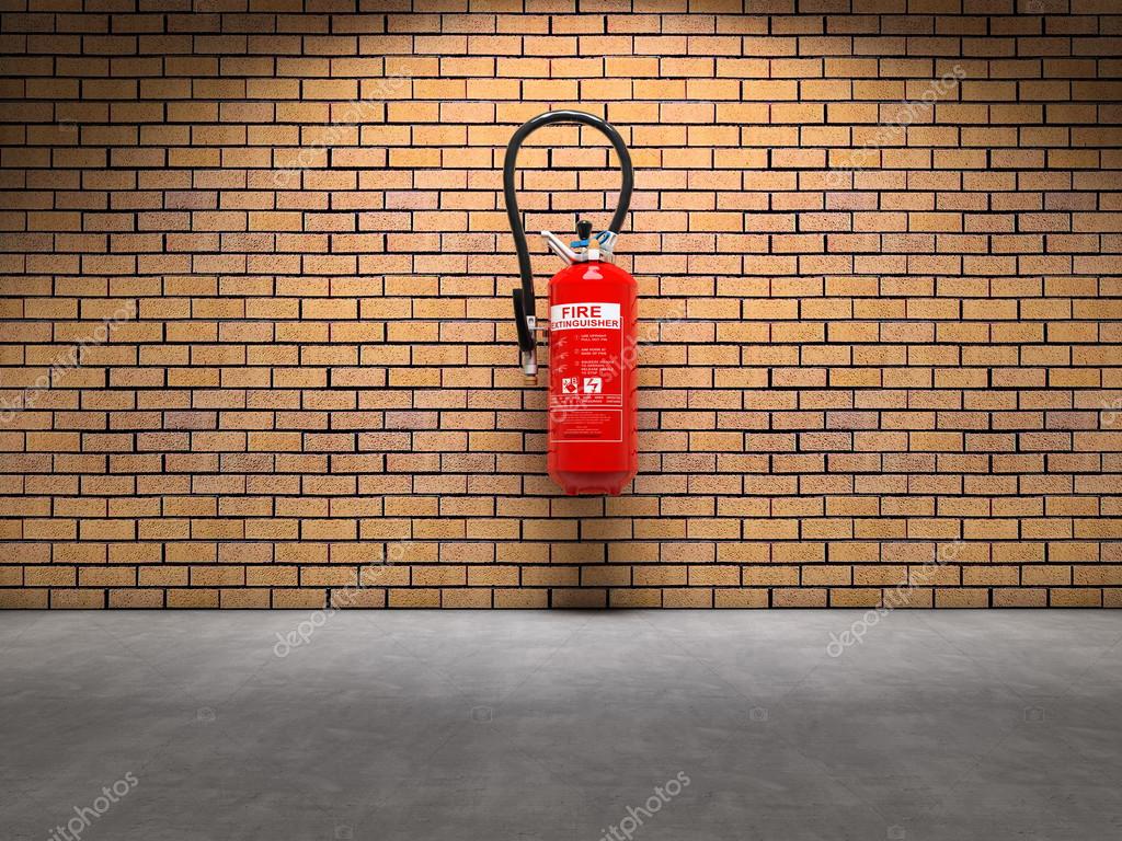 Extintor en la pared 2024