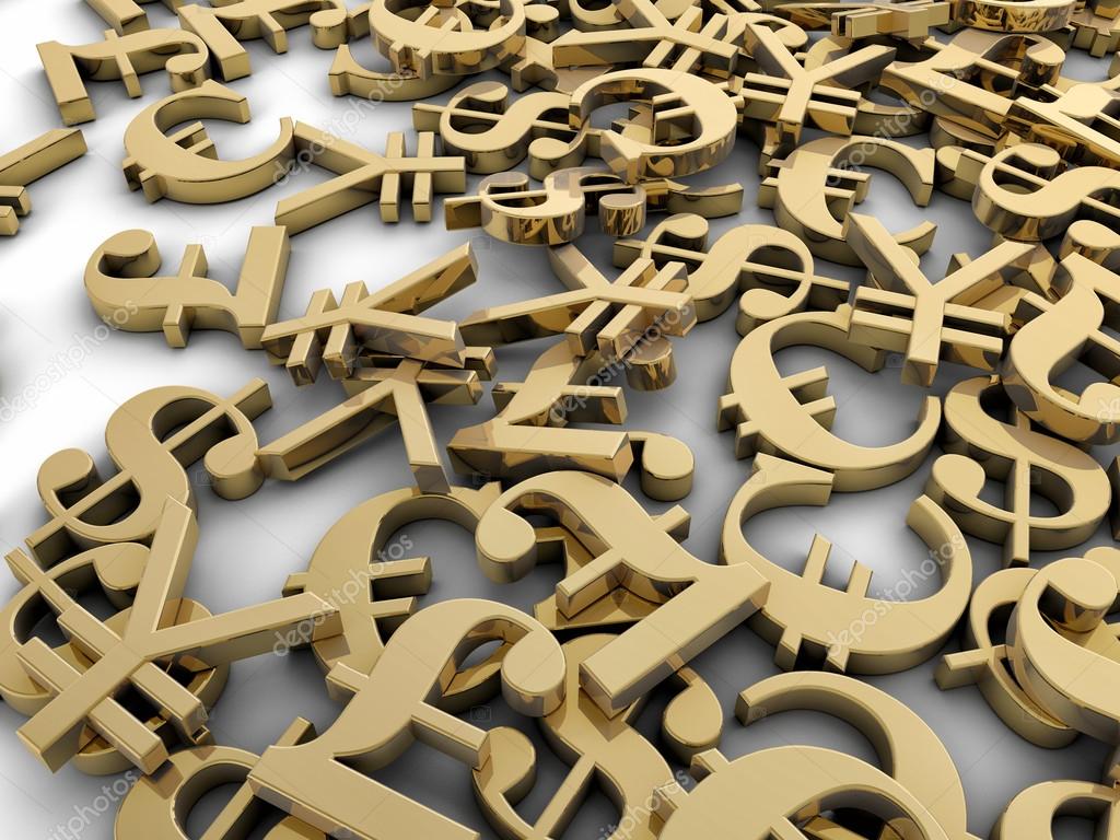 Money symbols Stock Photo by ©dynamicfoto 26170123