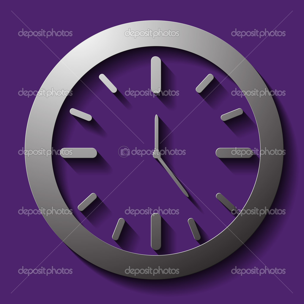 Symbol of the clock Stock Vector Image by ©Chorniy10 #24974857
