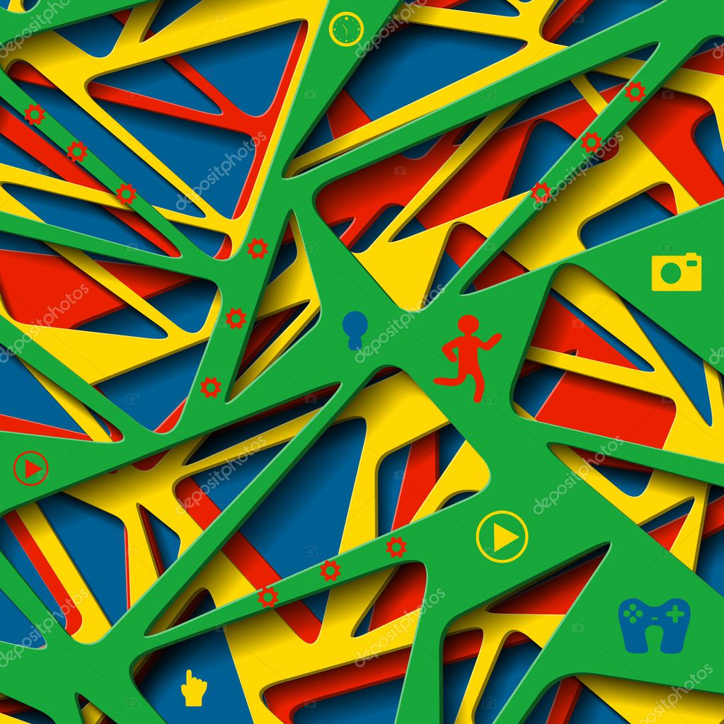 Multi layered abstract background Stock Vector Image by ©Chorniy10 ...