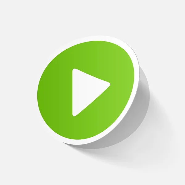 Botón play verde imágenes de stock de arte vectorial | Depositphotos