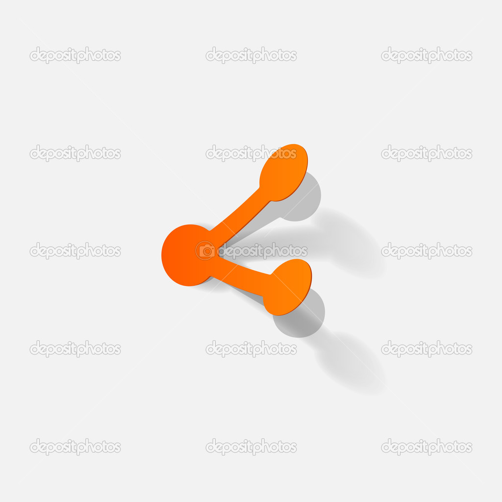 Orange symbol share Stock Vector Image by ©Chorniy10 #40777081