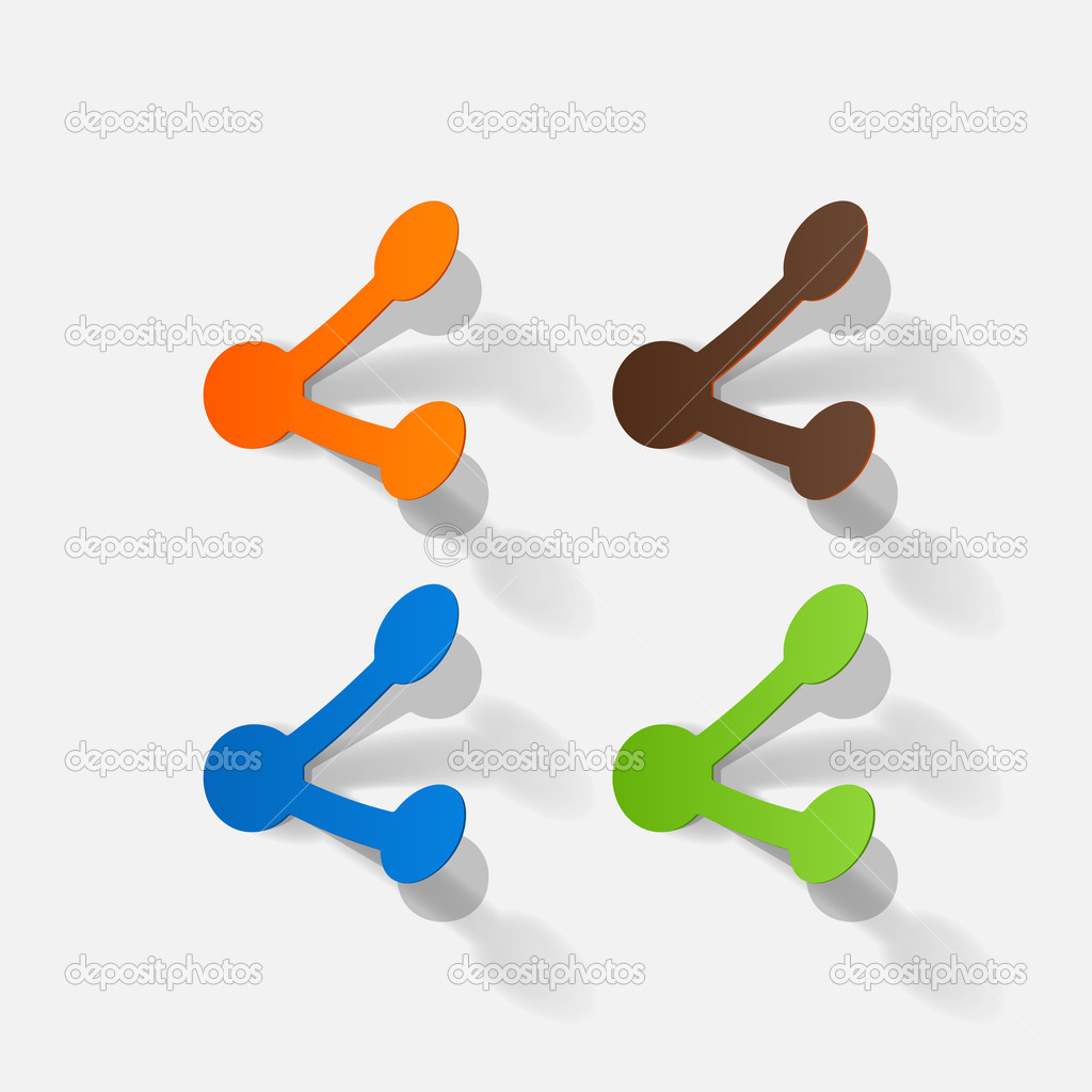 Colorful symbol shares Stock Vector by ©Chorniy10 40777083